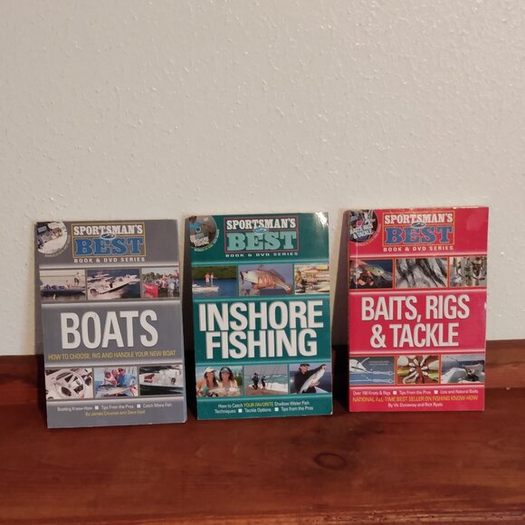 Media | 3 Sportsmans Best Book Dvd Series Boats Baits Rigs And Tackle ...